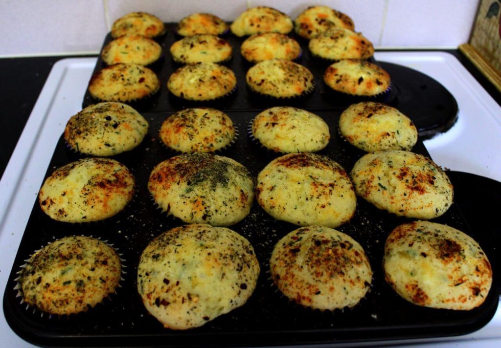 Herbed Feta and Chilli Muff-Cakes - Sparkle Ellie