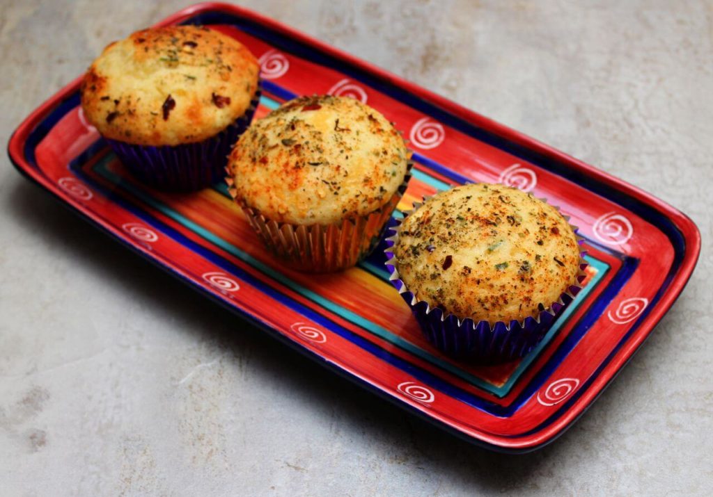 Herbed Feta and Chilli Muff-Cakes - Sparkle Ellie
