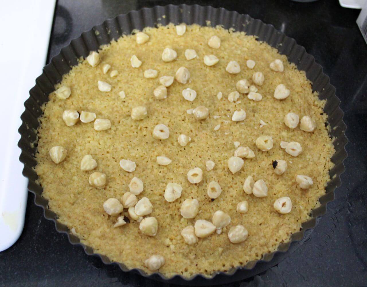 Hazelnut Dark Chocolate and Salt Flake Tart - Sparkle Ellie