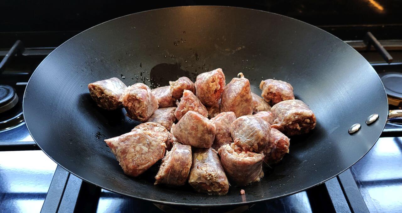 Potato and Boerewors Soup with Mature Cheddar Cheese - Sparkle Ellie